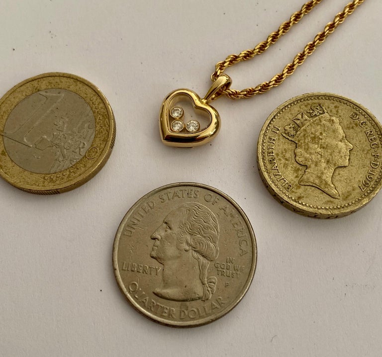 Chopard Hart Pendant with Yellow Gold Chain, 1994 at 1stDibs | 14k gold ...