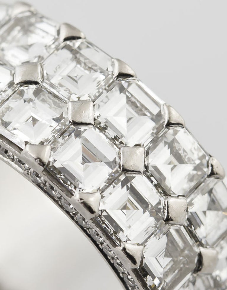 Chopard Ice Cube Diamond 18k Gold Band For Sale at 1stDibs