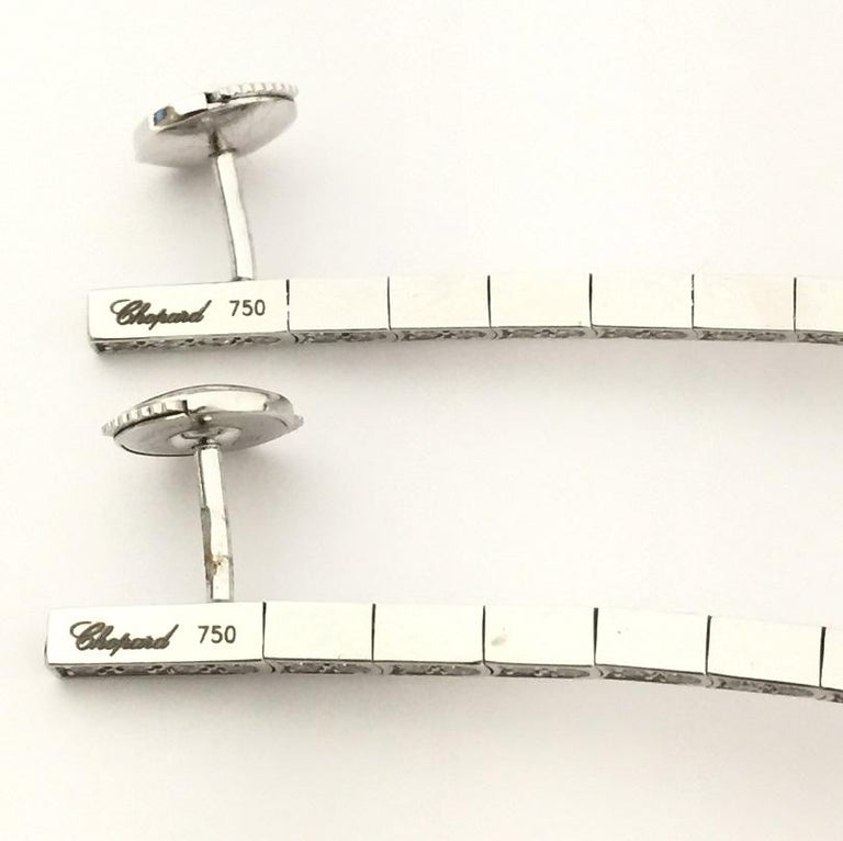 Chopard Ice Cube Pearls and Diamond Earring 83/4280/24W For Sale at 1stDibs