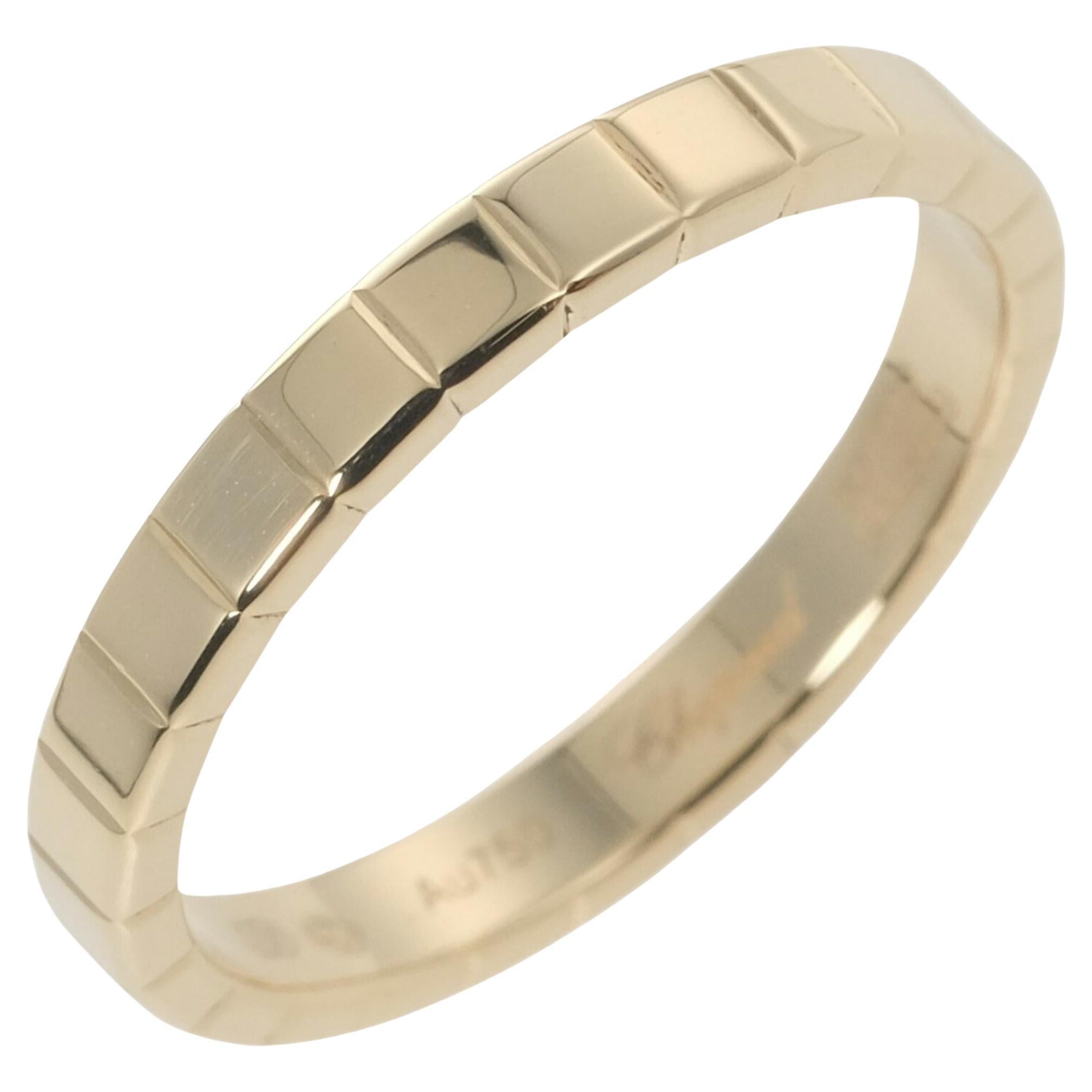 Chopard Ice Cube Ring in 18K Yellow Gold For Sale at 1stDibs