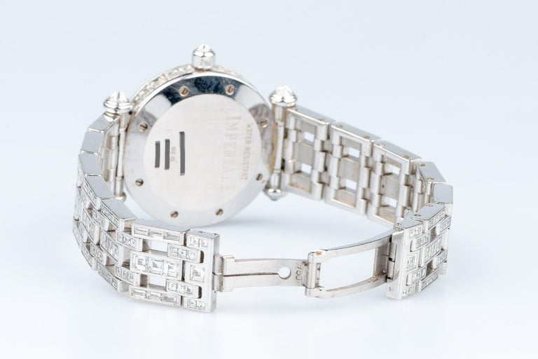 Chopard Imperiale Ladies Wrist Watch 18 Carat White Gold Full Diamonds ...