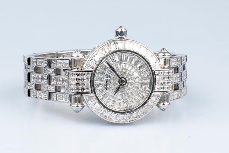 Chopard Imperiale Ladies Wrist Watch 18 Carat White Gold Full Diamonds ...