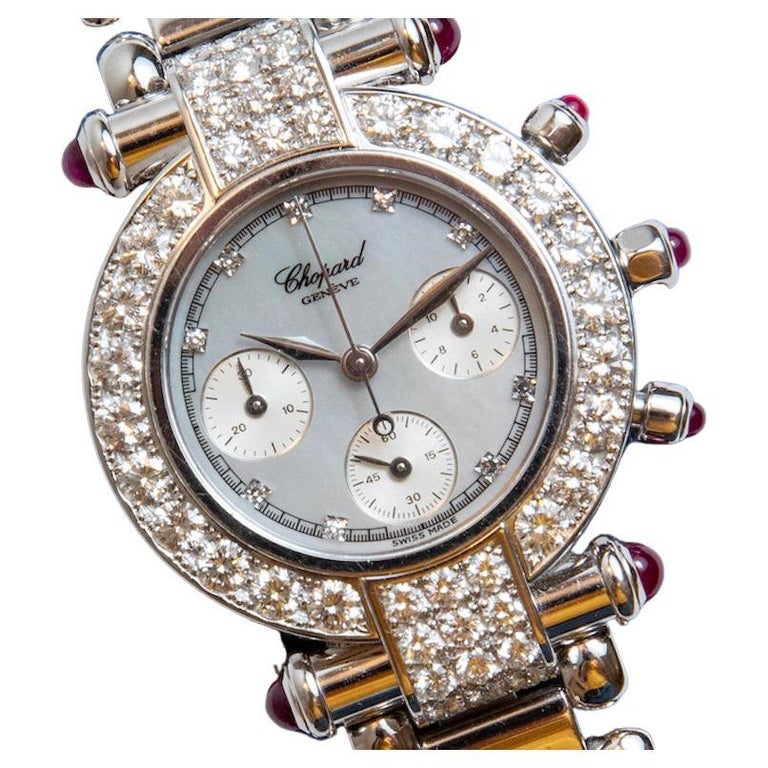 Chopard Imperial Watch in White Gold, Diamonds and Rubies For Sale at ...