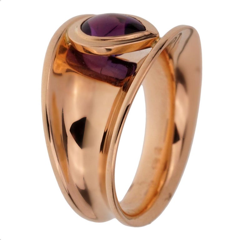 Chopard Imperiale Amethyst Rose Gold Ring at 1stDibs