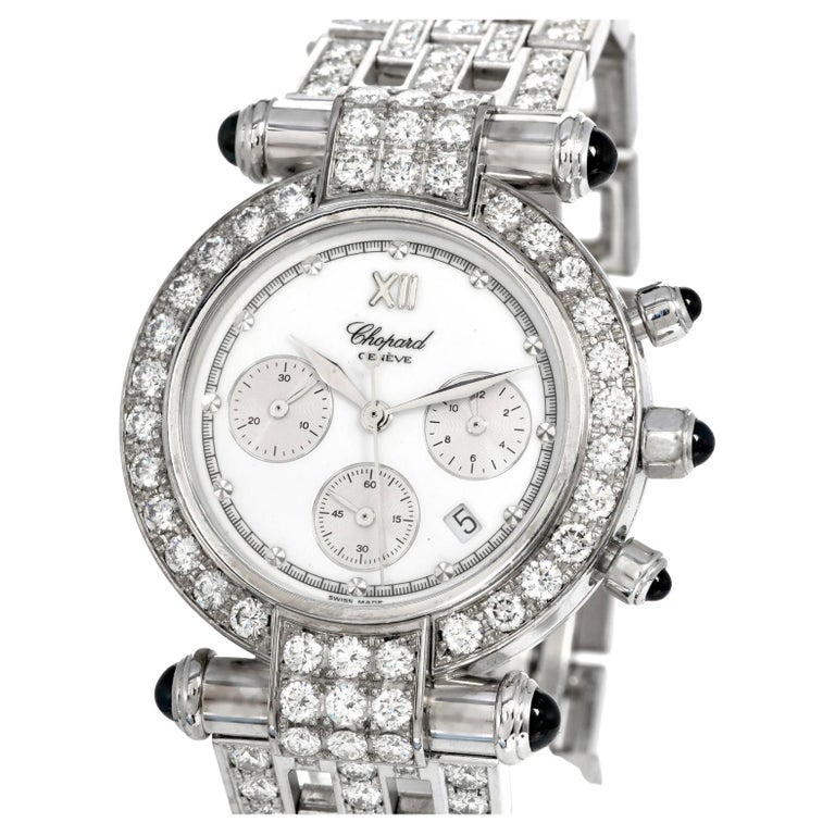 Chopard Imperiale Diamond Cornogragh 18k Gold Watch Refrence 1215 at ...