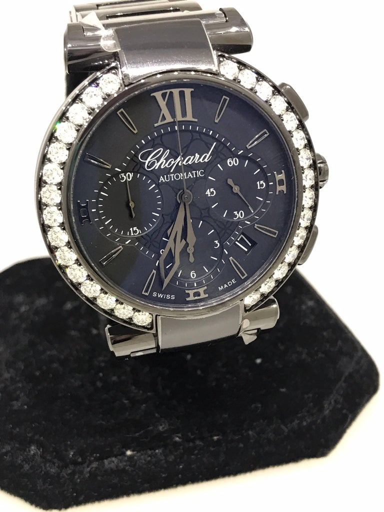 Chopard Imperiale Diamond Bezel Automatic Chronograph Ladies Watch 38/ ...