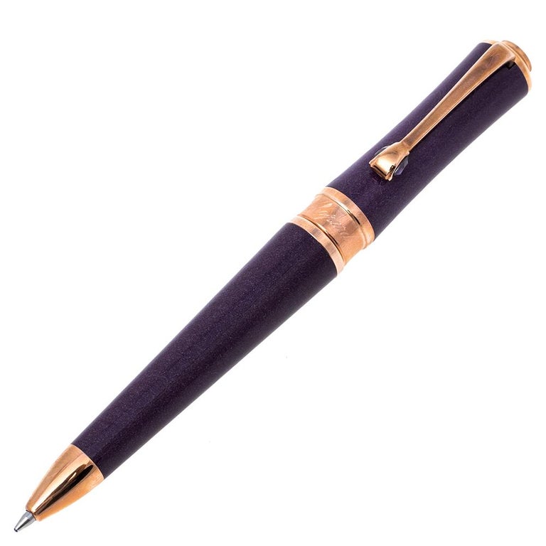 Chopard Imperiale Purple Resin Ballpoint Pen at 1stDibs
