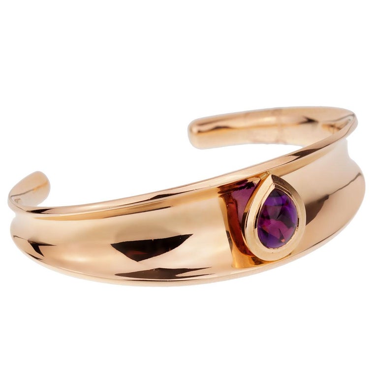 Chopard Imperiale Rose Gold Cuff Bangle Bracelet For Sale at 1stDibs