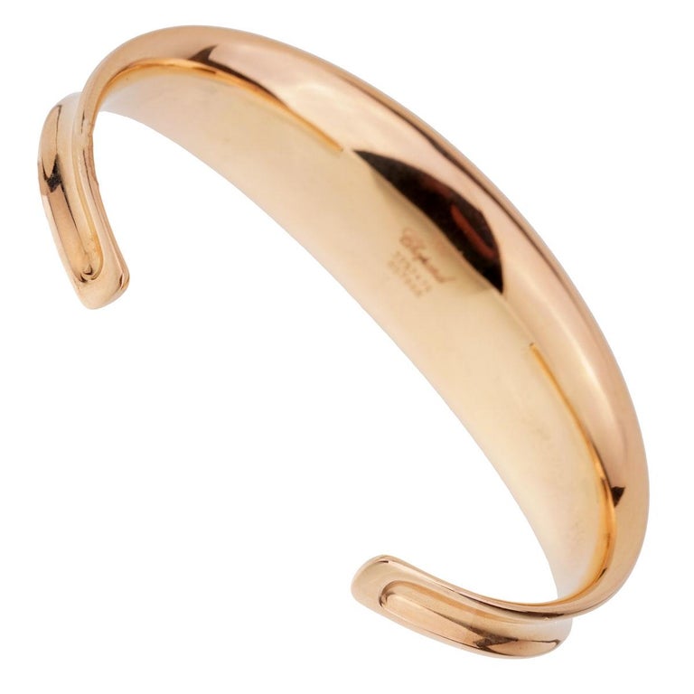 Chopard Imperiale Rose Gold Cuff Bangle Bracelet For Sale at 1stDibs