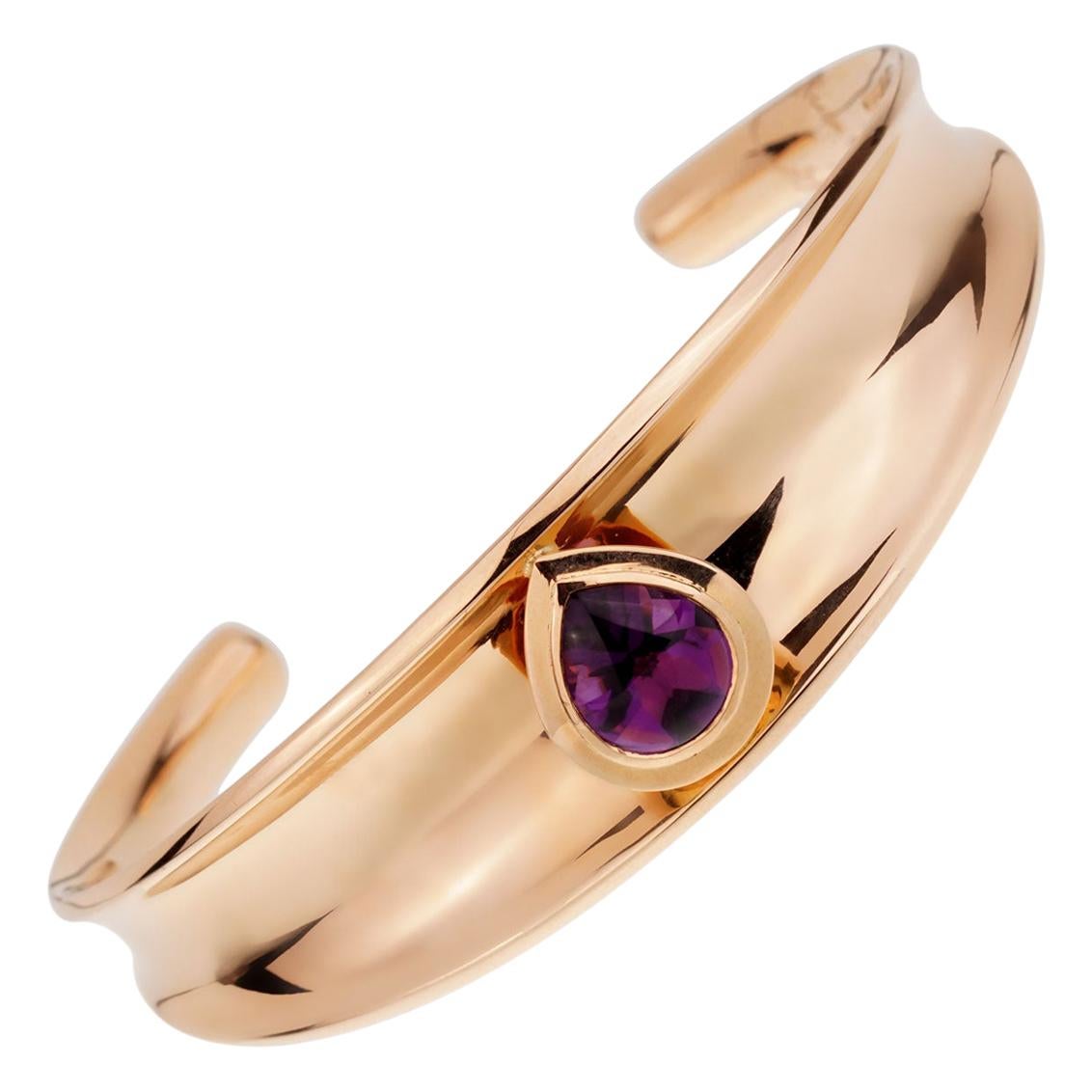 Chopard Imperiale Rose Gold Cuff Bangle Bracelet For Sale at 1stDibs
