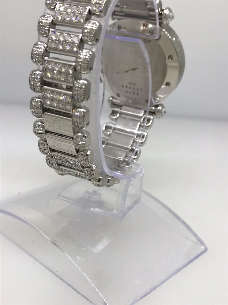 Chopard Imperiale White Gold Pavé Diamond Chronograph Bracelet Ladies ...