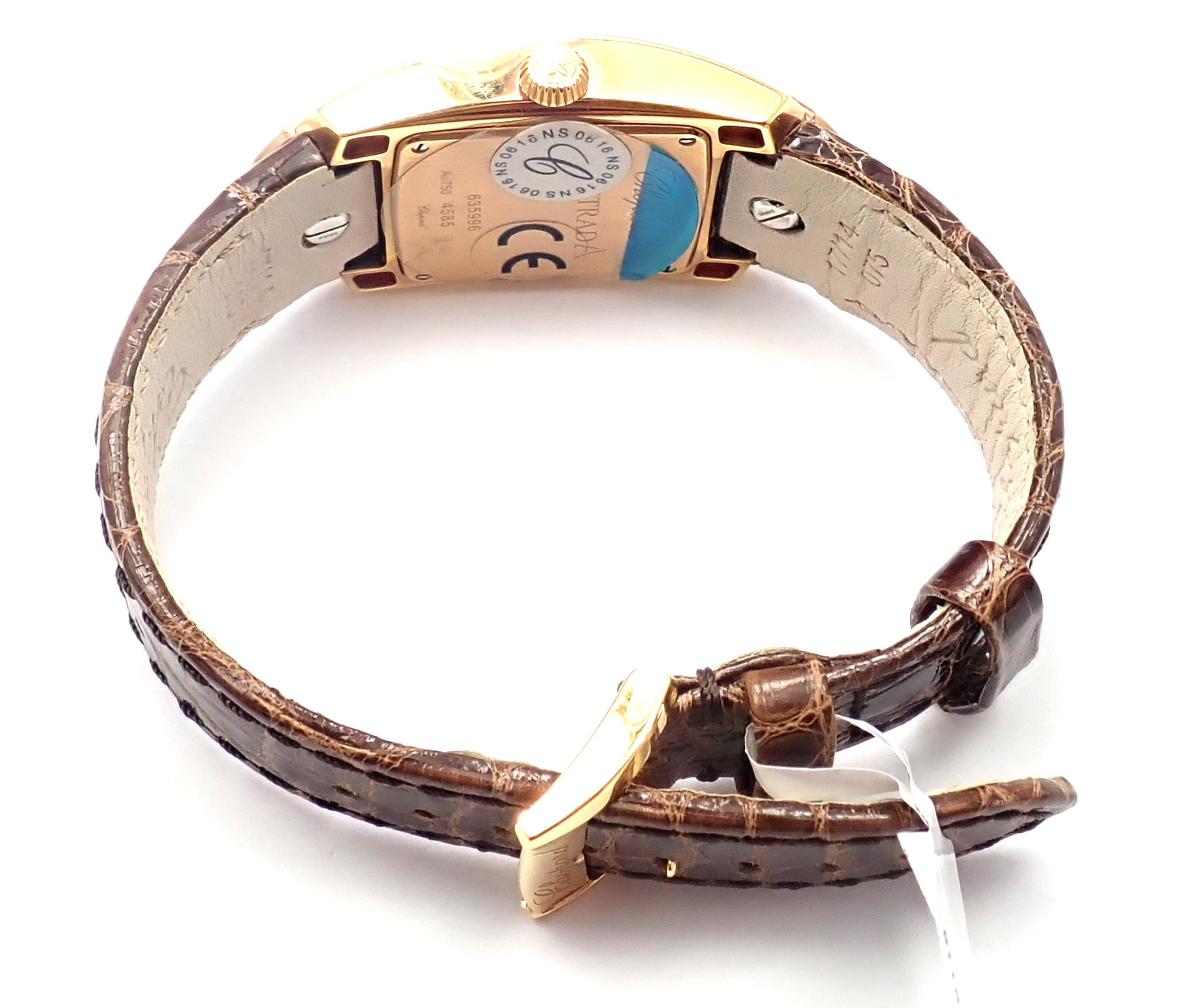 Chopard La Strada Diamond Yellow Gold Watch at 1stDibs | chopard la ...