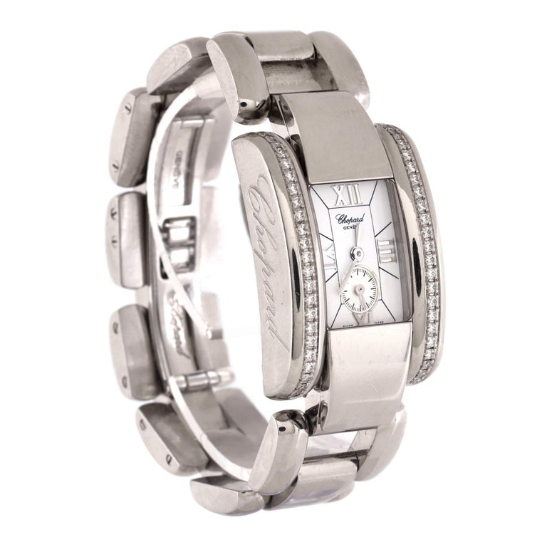 Chopard La Strada Quartz Watch Stainless Steel with Diamond Bezel 24 ...