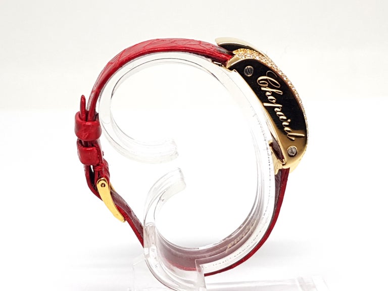 Chopard La Strada Yellow Gold White Diamonds Watch at 1stDibs | chopard ...