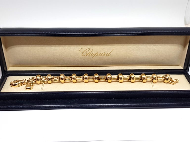 Chopard Les Chaines 18 Karat Yellow Gold Link Necklace Bracelet Set ...