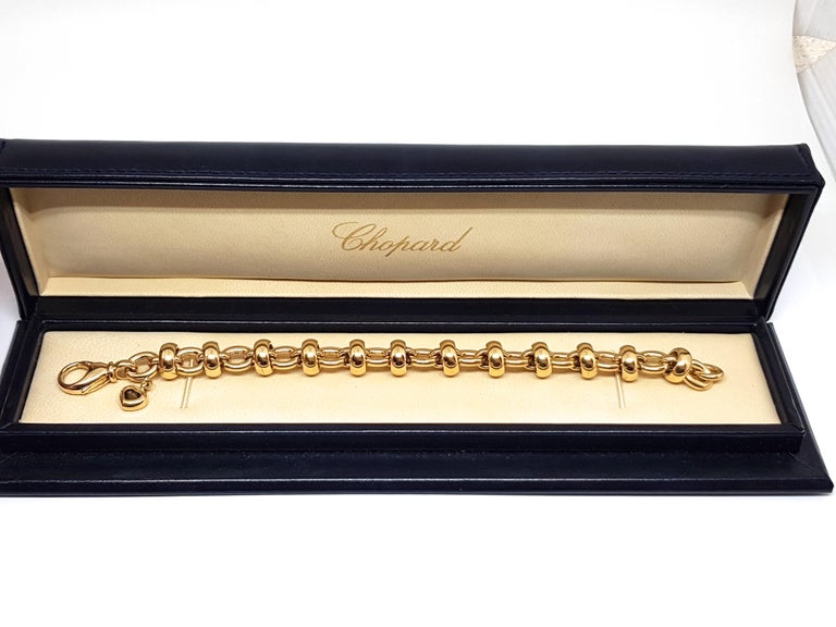 Chopard Les Chaines 18 Karat Yellow Gold Link Necklace Bracelet Set ...