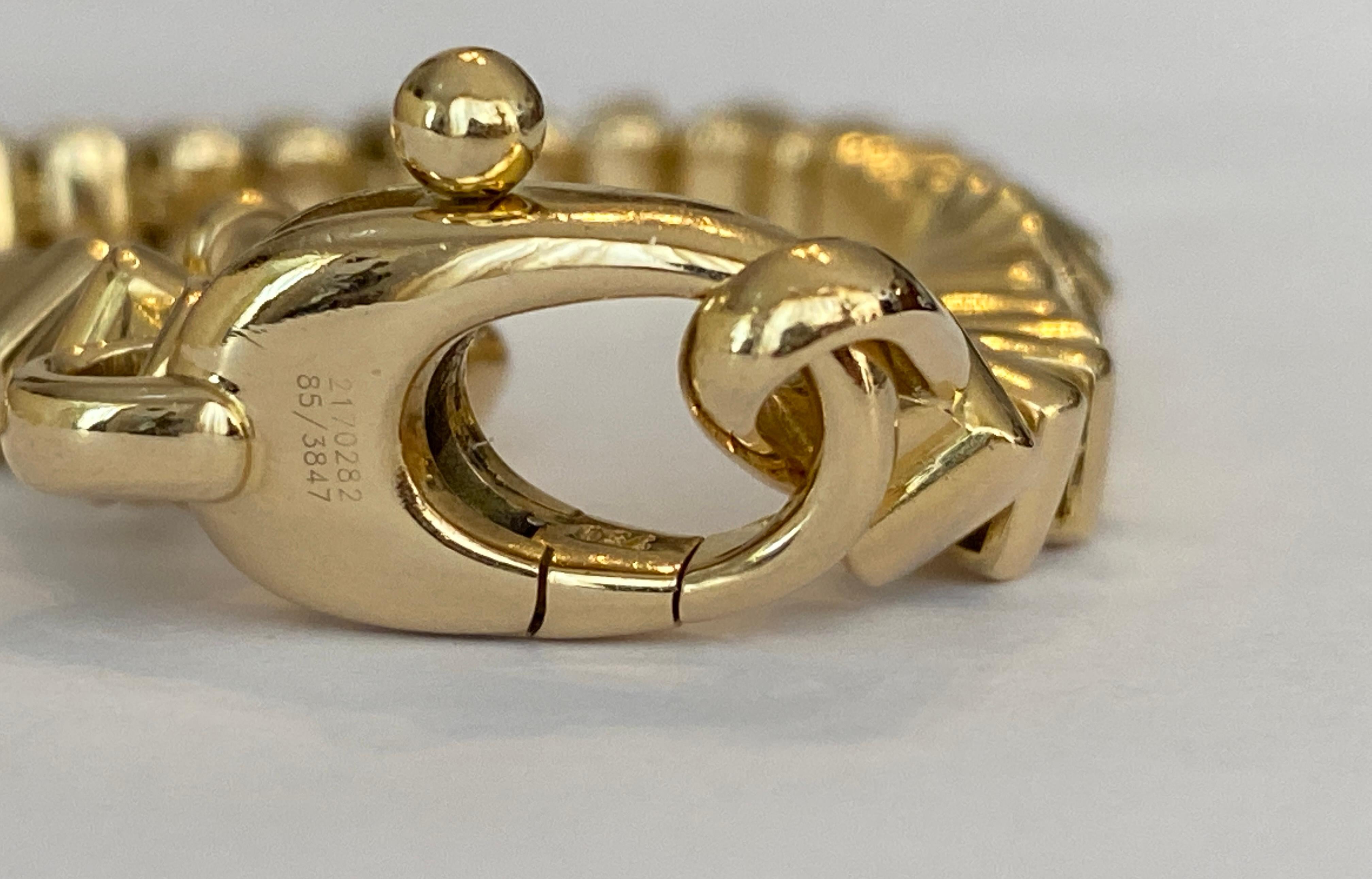 Chopard Les Chaînes Fantasy Bracelet 18 Karat Yellow Gold For Sale at ...
