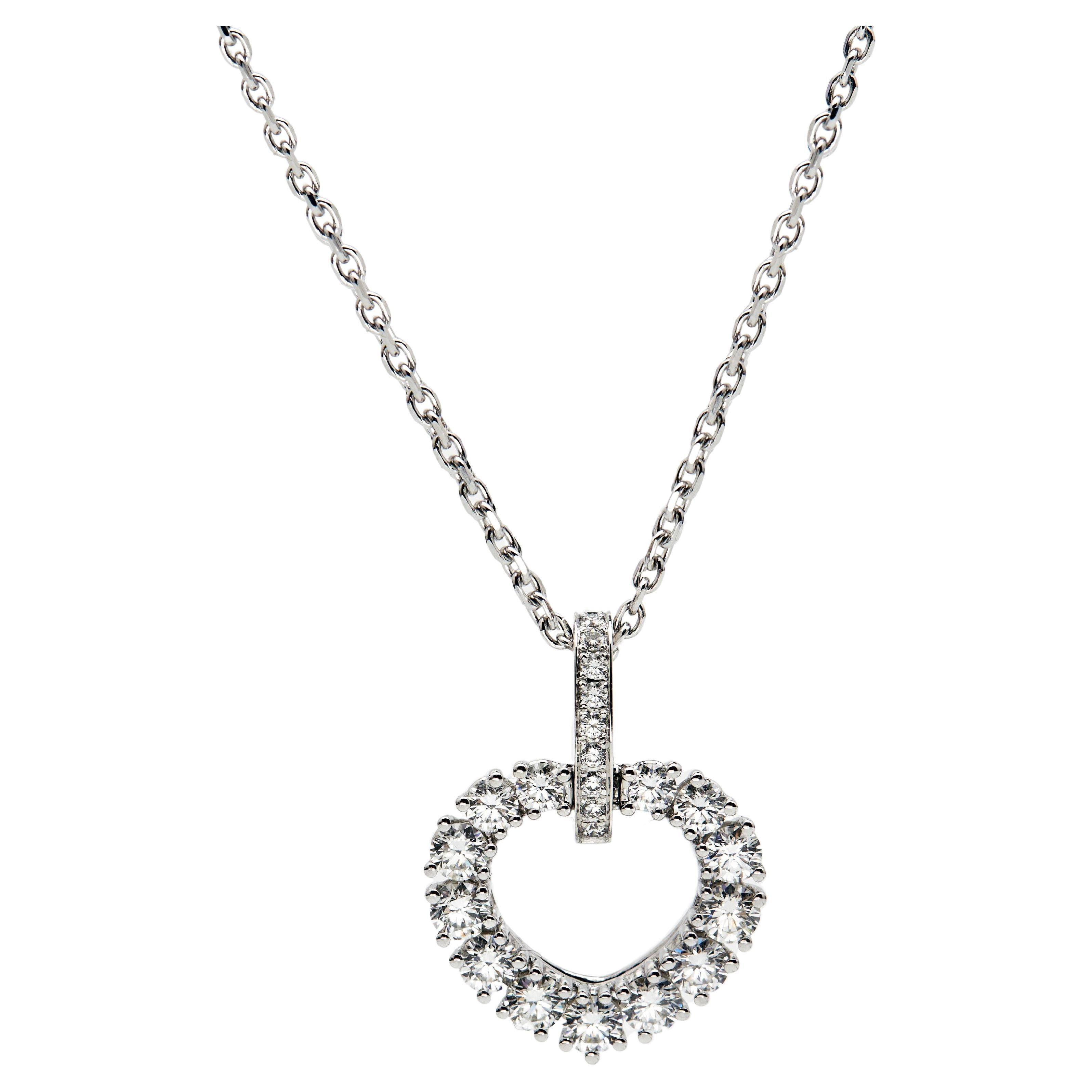 Chopard Xtravaganza White Gold Pendant Necklace at 1stDibs