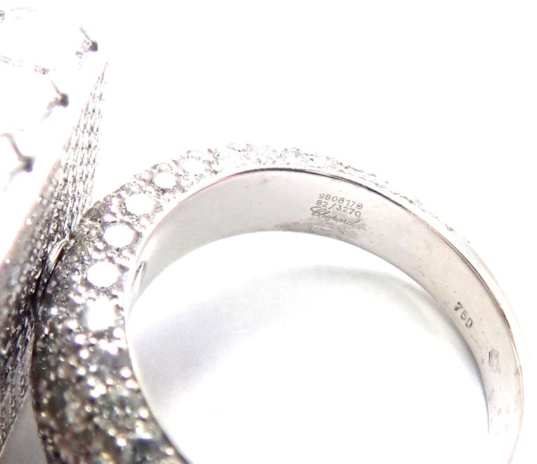 Chopard Limited Edition Super Ice Cube 15 Carat Diamond Rotating White ...