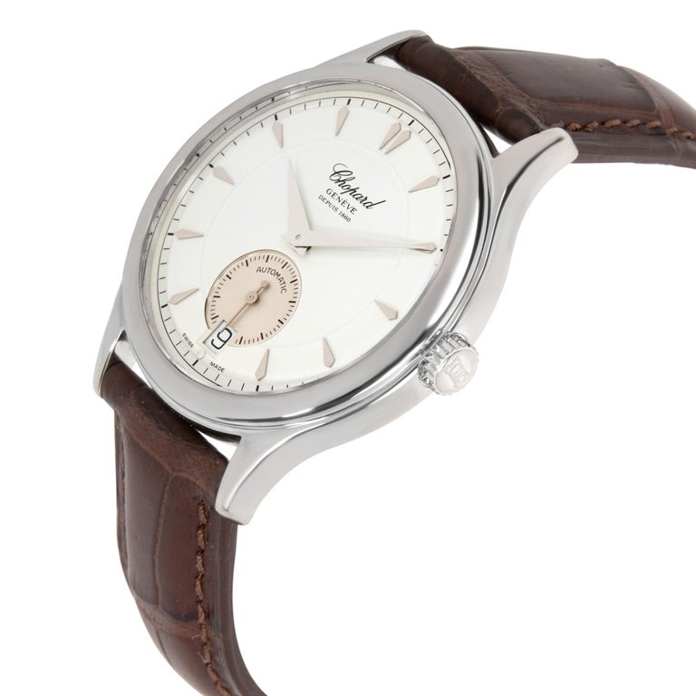 Chopard L.U.C. 1860 Classic 161860-1001 Men's Watch in 18 Karat White ...