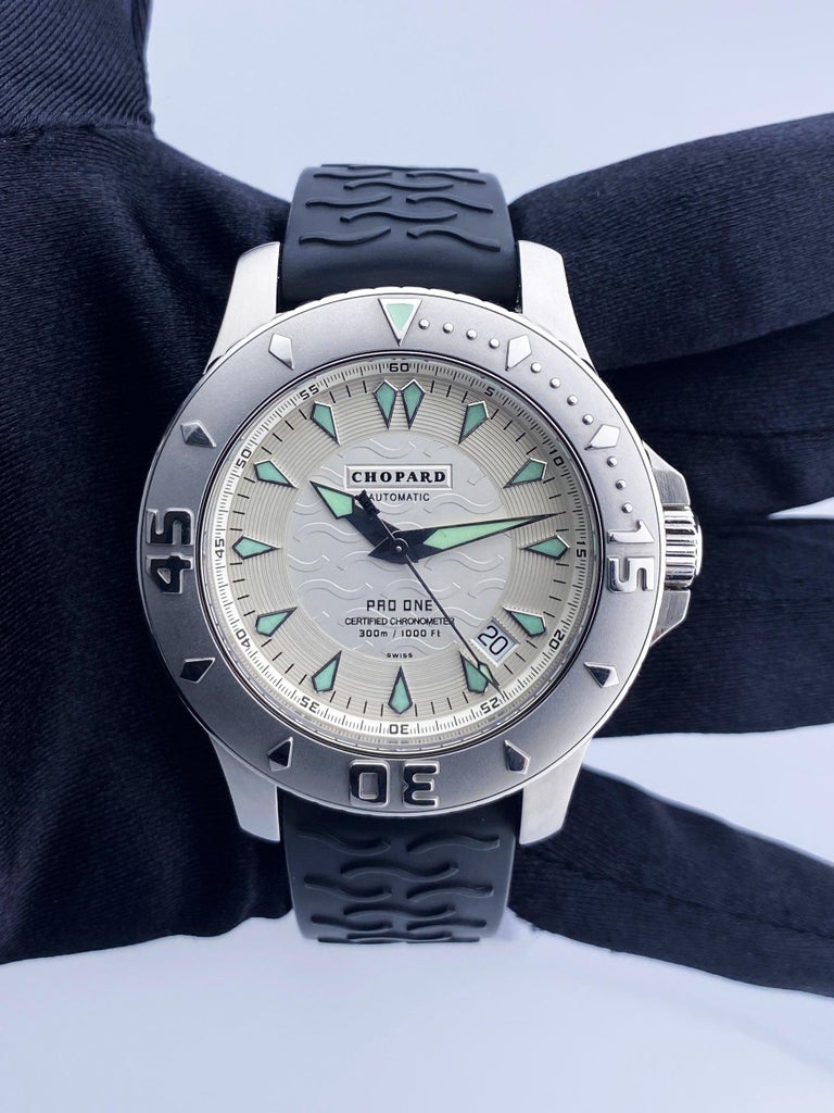 Chopard L.U.C Pro One 8912 Stainless Steel W/Service Card For Sale at ...