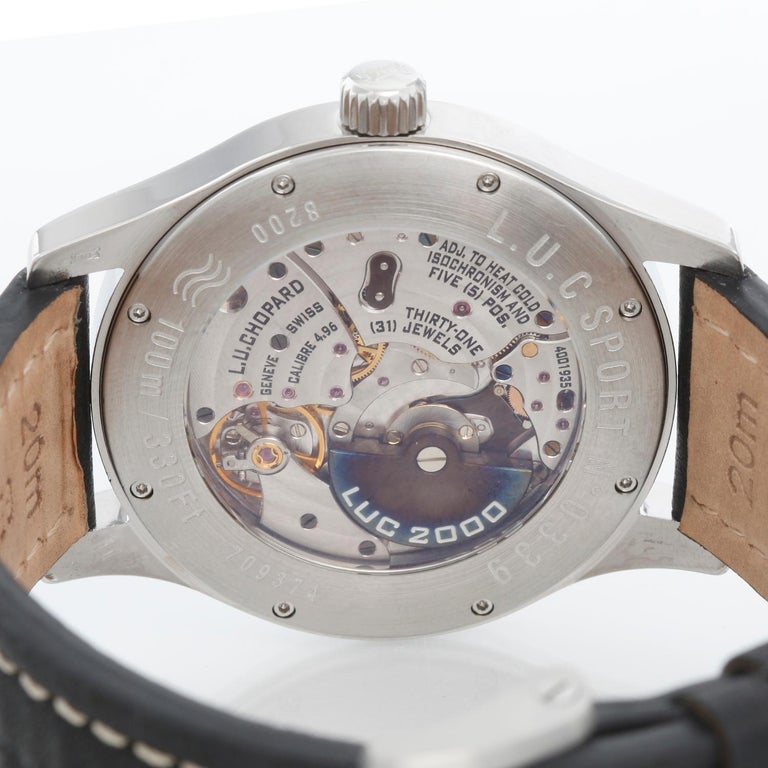 Chopard LUC Sport Stainless Steel Men's Watch at 1stDibs