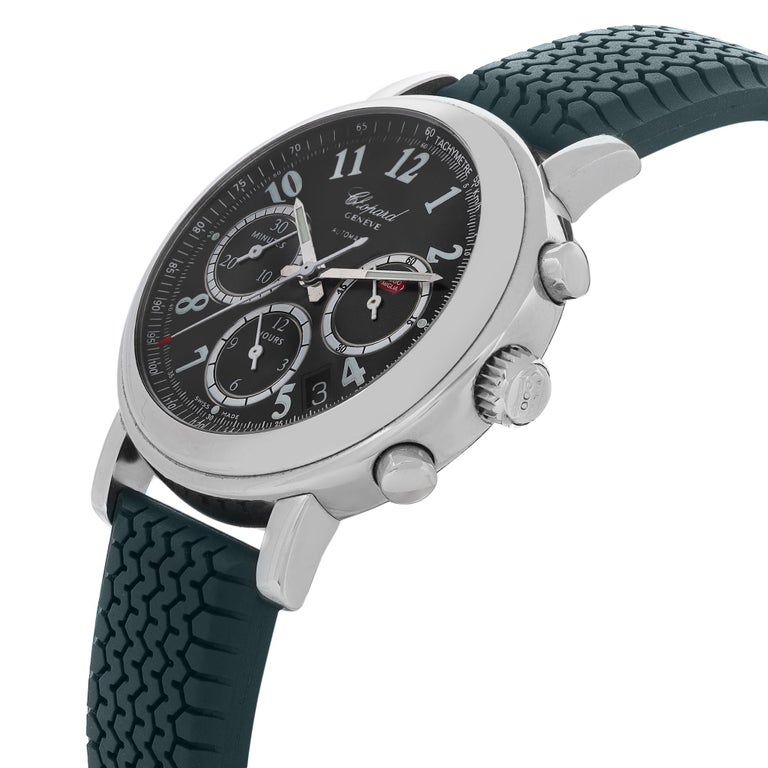Chopard Mille Miglia Steel Black Dial Automatic Mens Watch 16/8331 For ...
