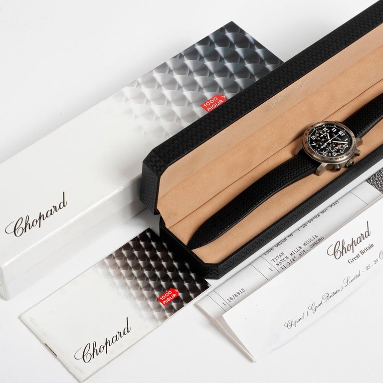 Chopard Mille Miglia, Ref 8915, Competitors Watch 2001, Excellent Condition For Sale at 1stDibs