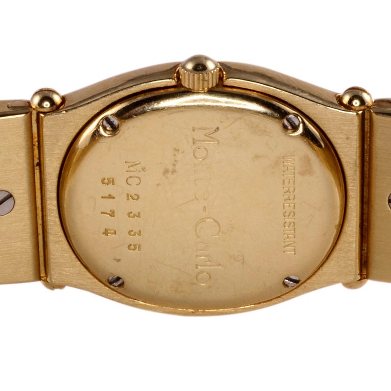 Chopard Monte Carlo Diamond Ladies 18k Wrist Watch For Sale at 1stDibs