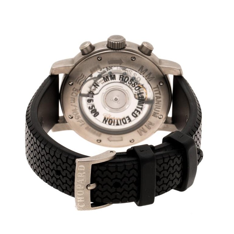 Chopard Red Titanium Mille Miglia Rosso Limited Edition Men's ...