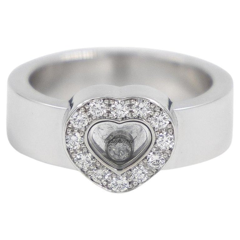 Chopard Ring Happy Diamond White GoldDiamond For Sale at 1stDibs