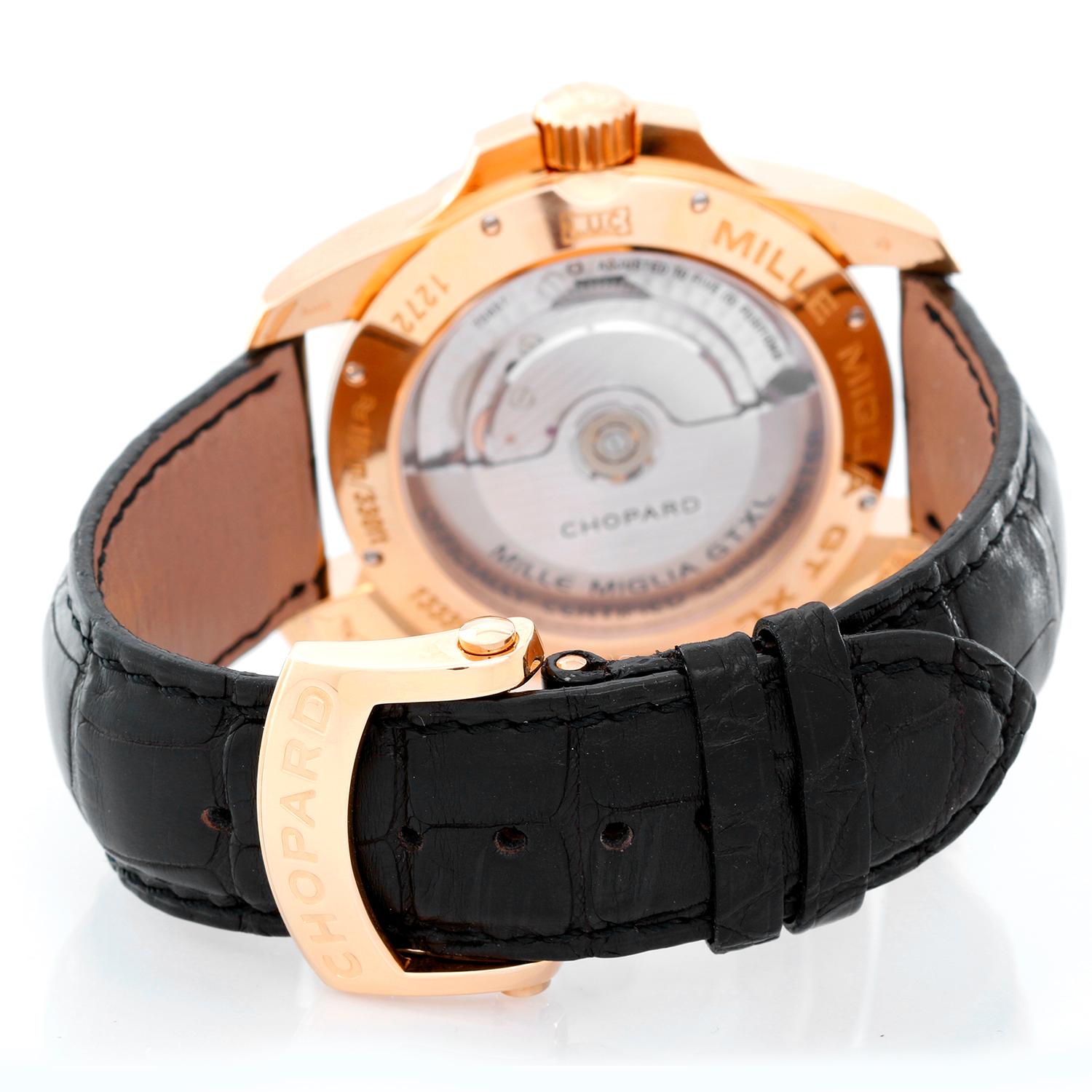 Chopard Rose gold Gran Turismo XL Automatic Wristwatch Ref 161272-5001 ...