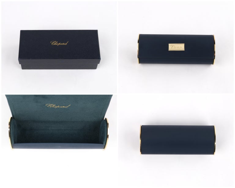 CHOPARD SCH 870S Rose Gold Plum Titanium Frame Aviator Sunglasses with ...