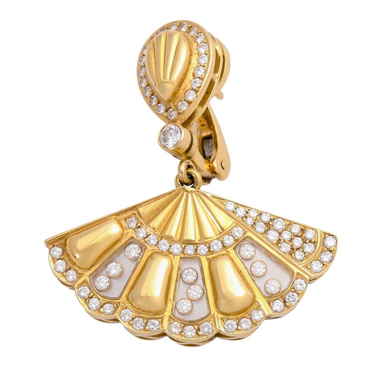 CHOPARD Single Clip Earrings For Sale at 1stDibs