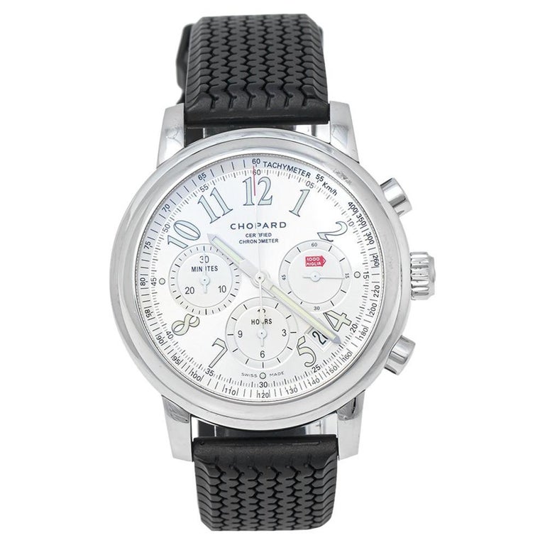 Chopard Stainless Steel Rubber Mille Miglia Men''s Wristwatch 42 mm at ...