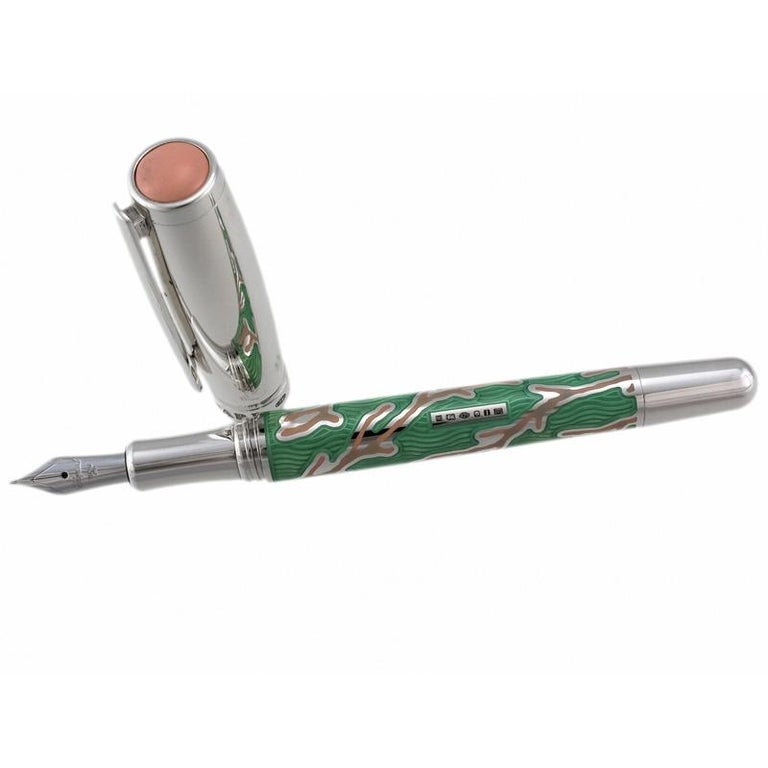 Chopard Sterling Silver and Coral Fountain Pen at 1stDibs