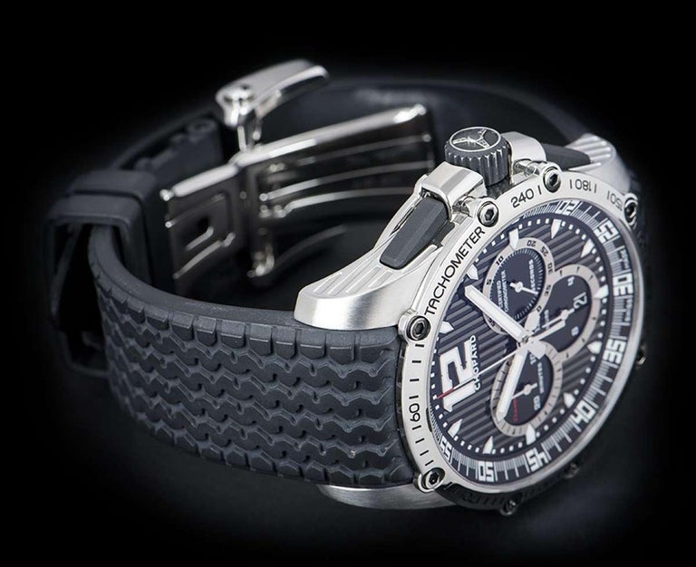 Chopard Superfast Classic Stainless Steel Black Dial Racing Watch at ...