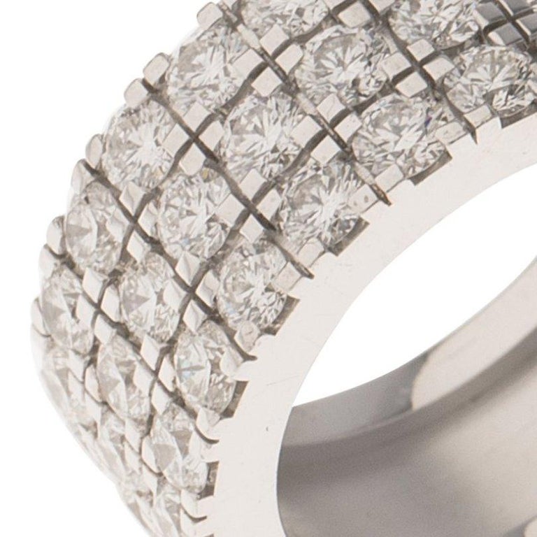 Chopard Three Row Ice Cube Diamonds Gold Necklace, Earrings and Ring ...