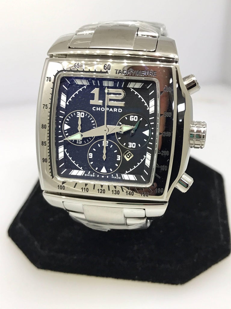 Chopard Two O Ten Steel Automatic Chronograph Black Dial Bracelet ...