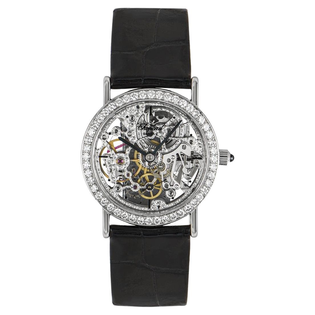 Chopard White Gold Skeleton Dial For Sale at 1stDibs