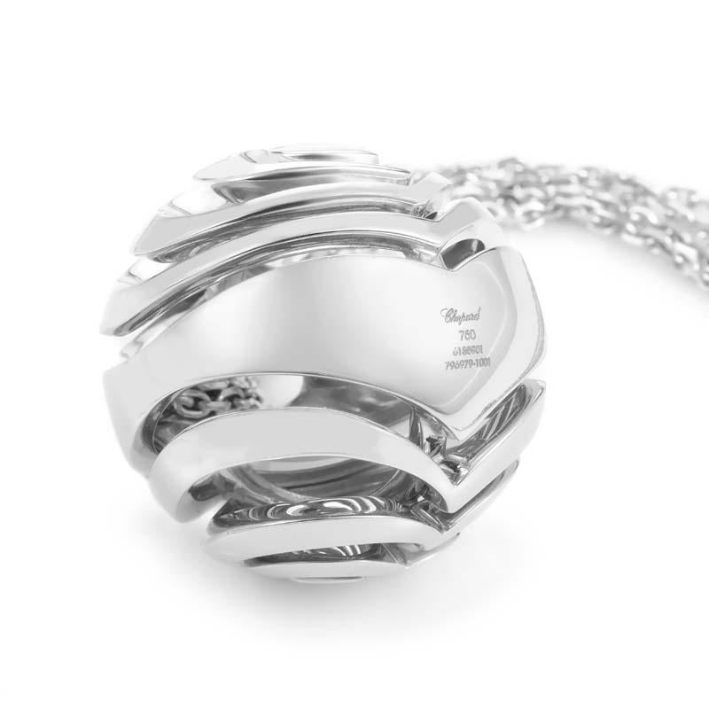 Chopard Xtravaganza White Gold Pendant Necklace at 1stDibs