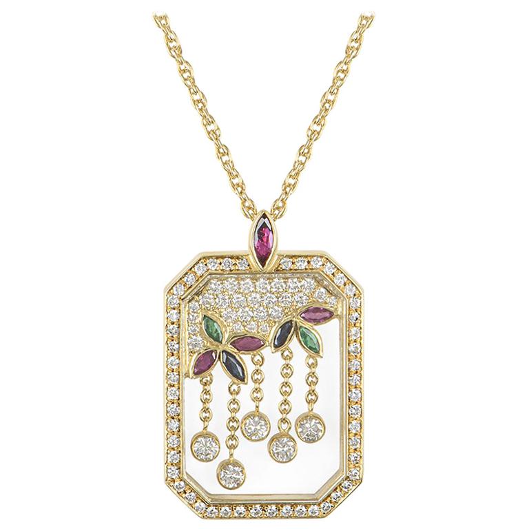 Chopard Harlequin Dimond Pendant at 1stDibs