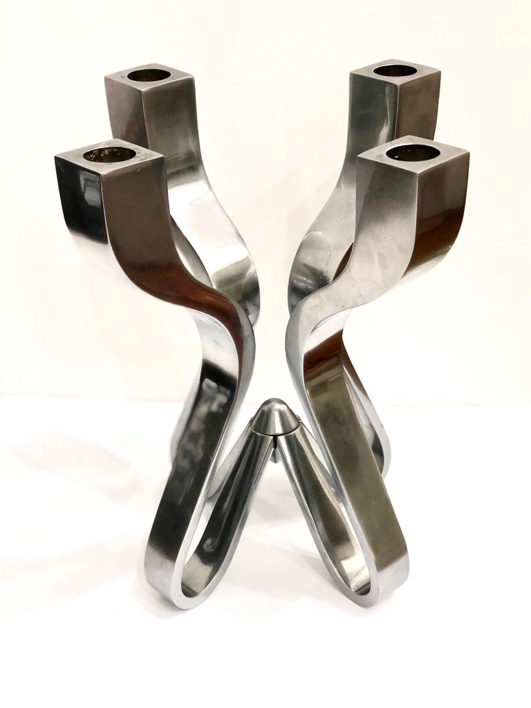 Chorus Candelabra Designed by Karim Rashid for Umbra Die-Cast Zinc at ...
