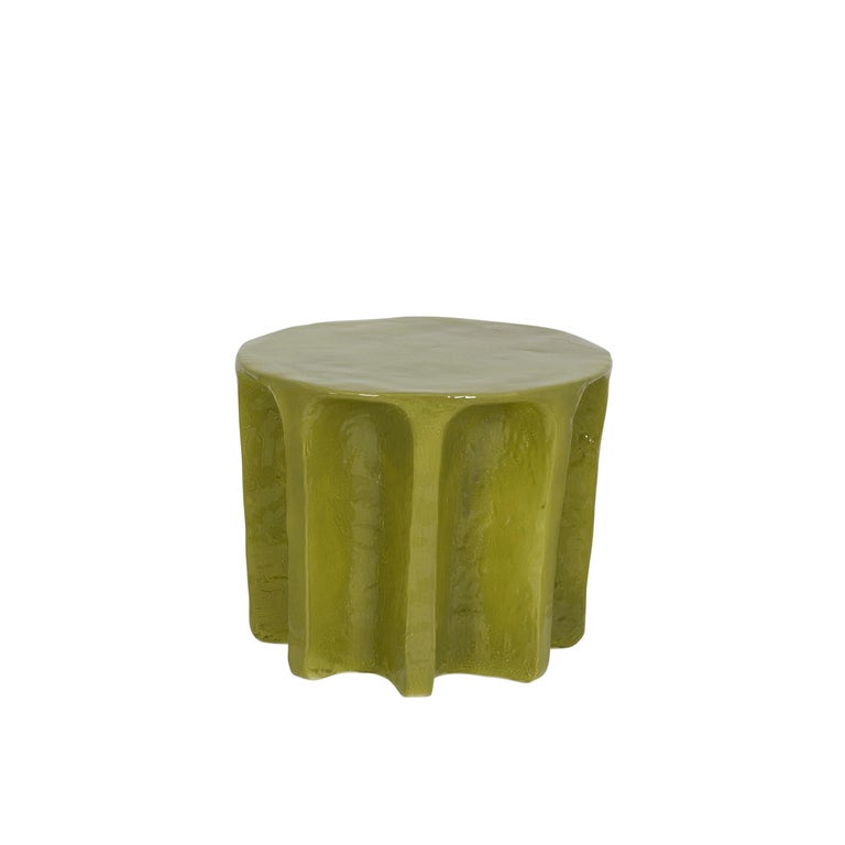 Chouchou Round Green Coffee Table by Pulpo For Sale at 1stDibs