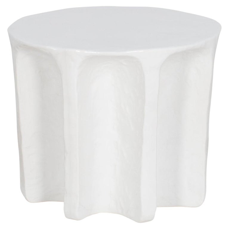 Chouchou Round White Coffee Table by Pulpo For Sale at 1stDibs