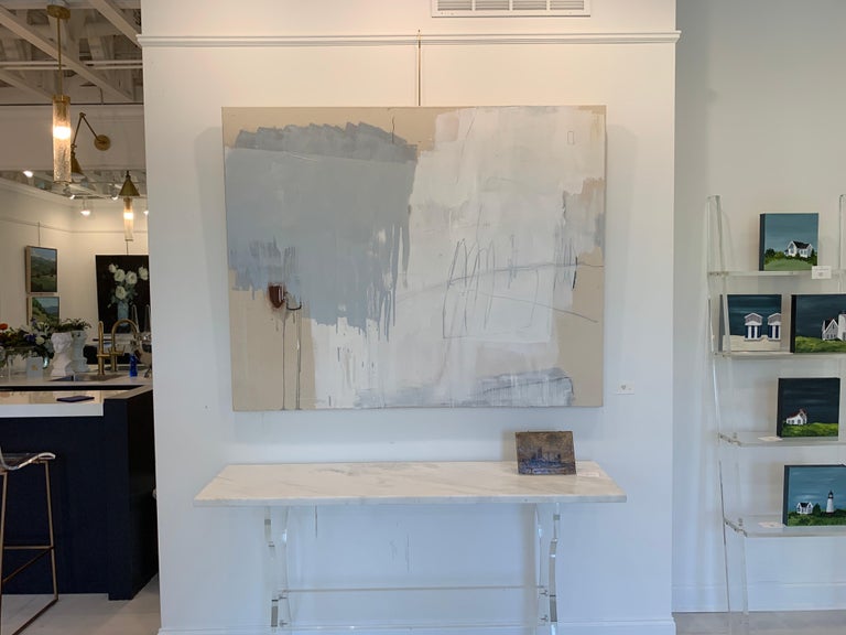 Chris Brandell - Blue and Sienna by Chris Brandell, Large Contemporary ...