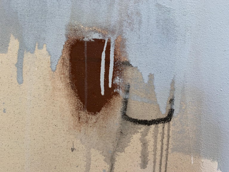 Chris Brandell - Blue and Sienna by Chris Brandell, Large Contemporary ...
