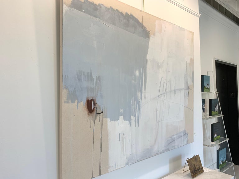 Chris Brandell - Blue and Sienna by Chris Brandell, Large Contemporary ...