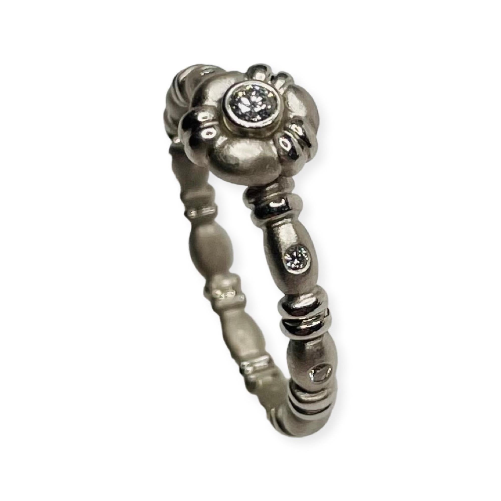 Chris Correia Platinum and Diamond "Gumdrop" Ring For Sale at 1stDibs ...