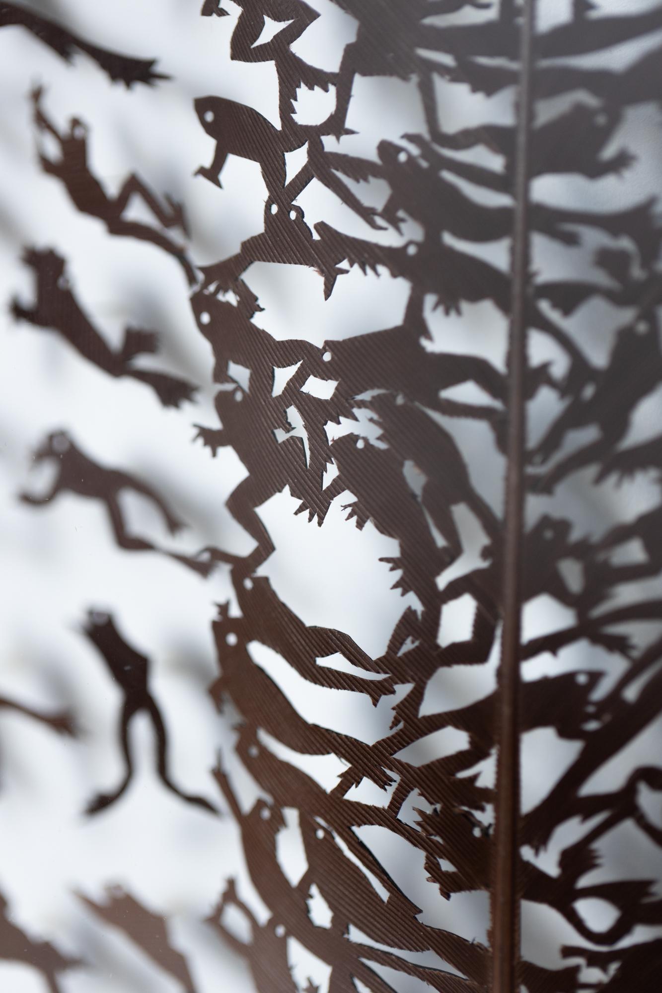 Chris Maynard - "Amphibian Delight", hand-carved feather sculpture For ...